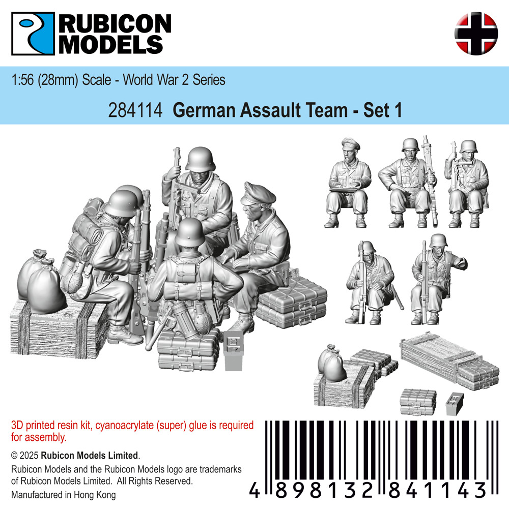 284114 - German Infantry - Briefing – Rubicon Models Asia Pacific