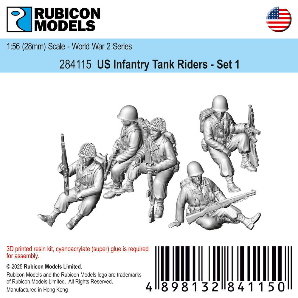 284115 - US infantry - tank Riders – Rubicon Models Asia Pacific