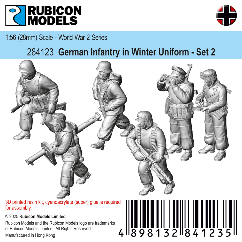 284123 -German Infantry in Winter Uniform - Set 2 – Rubicon Models Asia ...