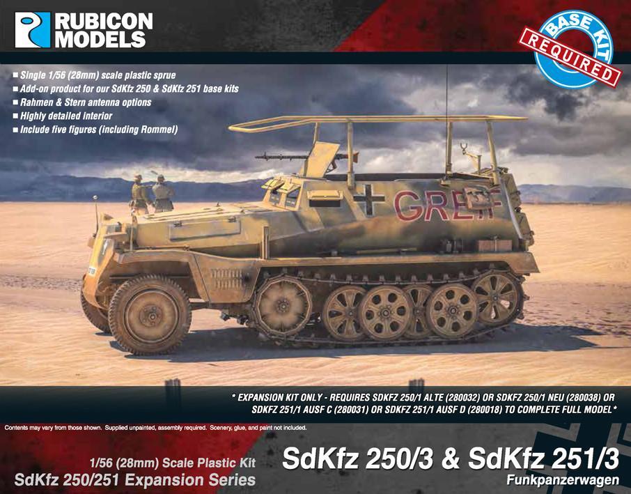 280039 - SdKfz 250/3 & 251/3 Expansion Set – Rubicon Models Asia Pacific