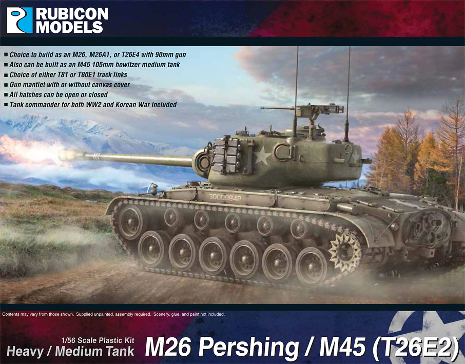 280116 - M26 Pershing / M45 (T26E2) – Rubicon Models Asia Pacific