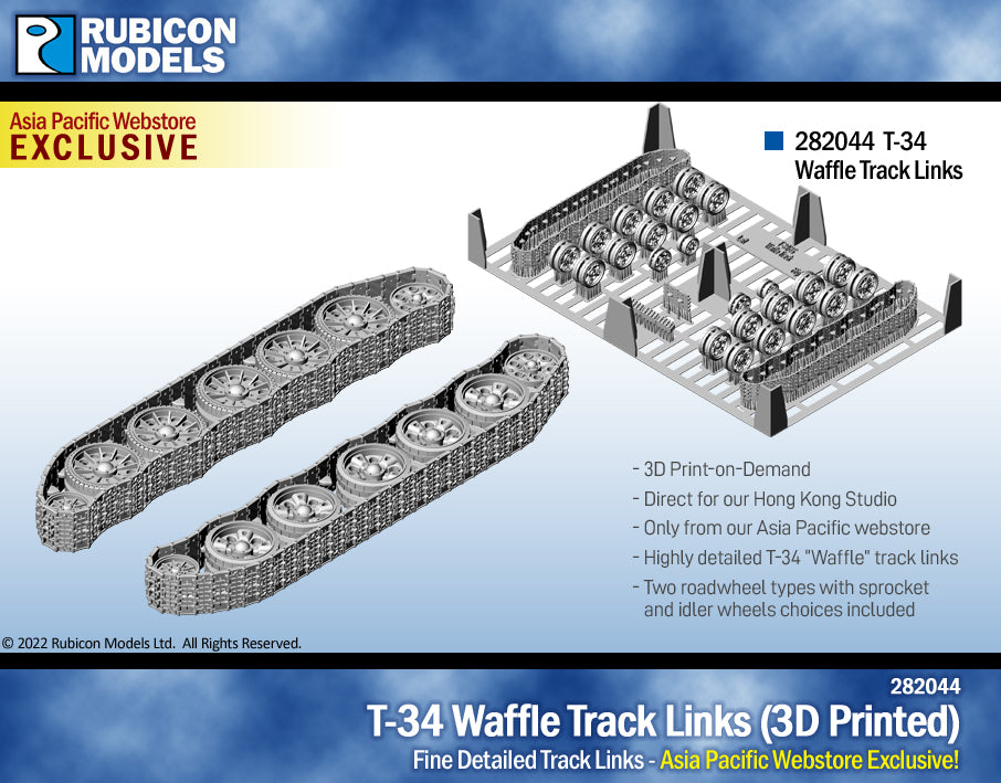 282044 - T34 Waffle Track Links – Rubicon Models Asia Pacific