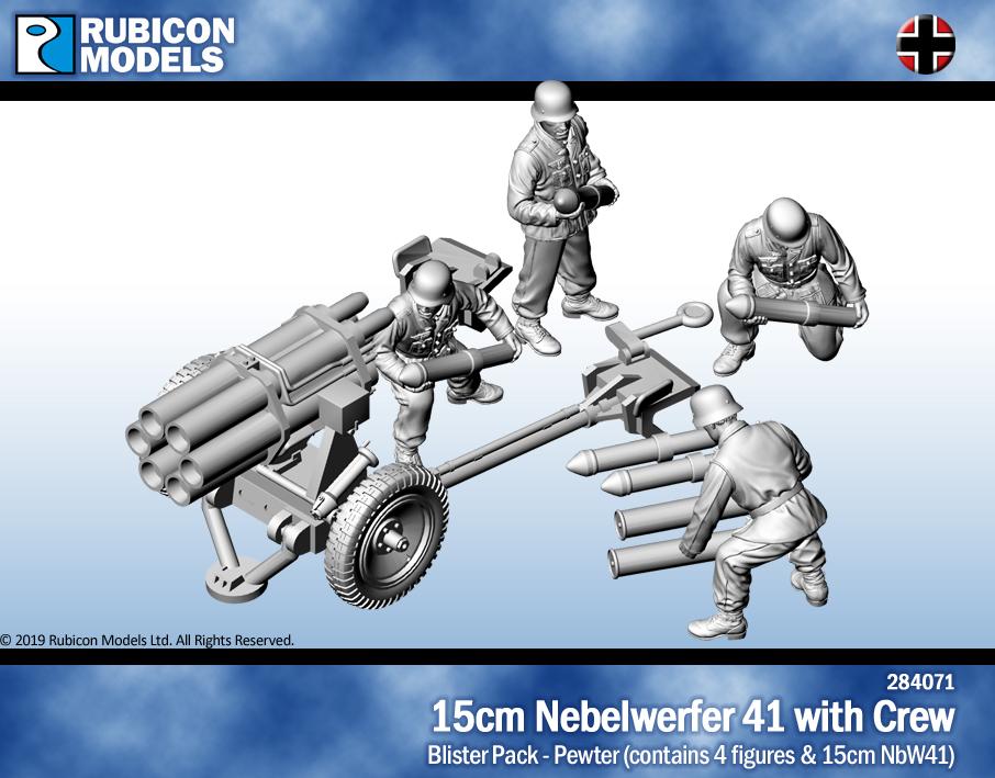 284071 - 15cm Nebelwerfer 41 (15cm NbW41) with Crew - Pewter – Rubicon ...